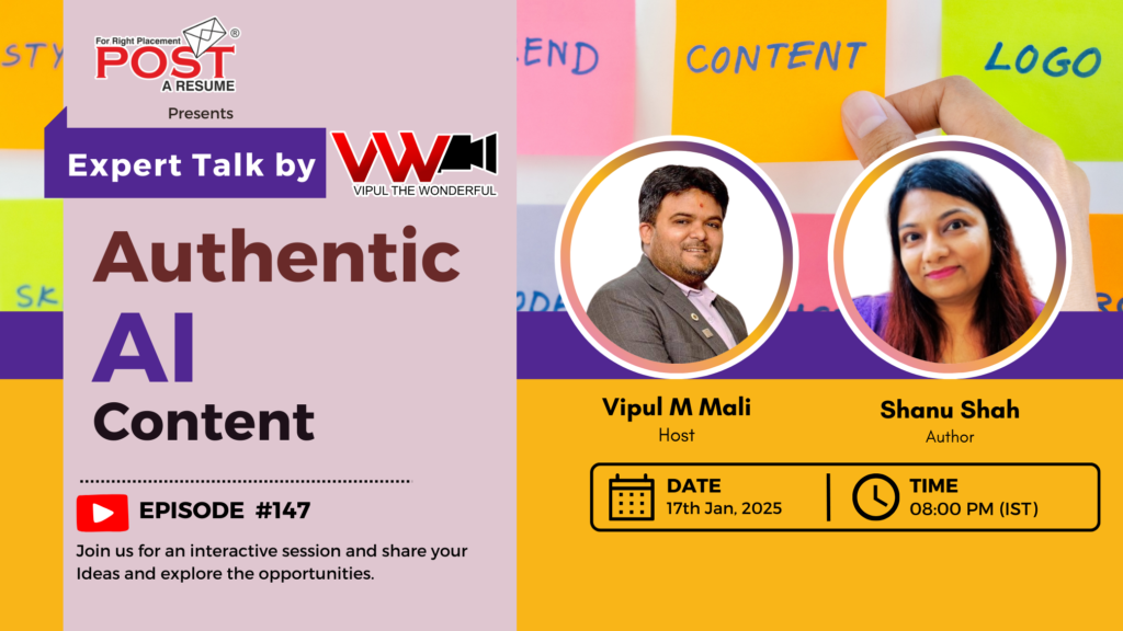 Expert Talk Ep. 147 with Shanu Shah on Authentic AI Content | Are you curious about how to ...