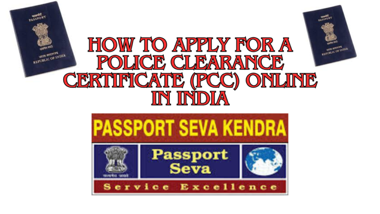 How to Apply for a Police Clearance Certificate (PCC) Online in India | POST A RESUME HR Consultancy
